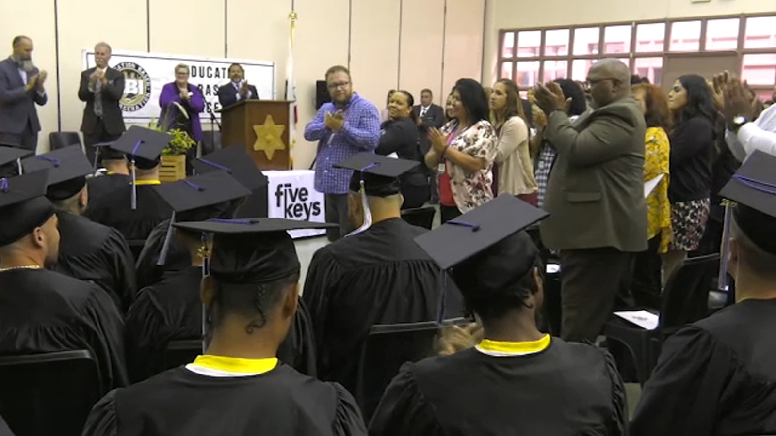 Graduation behind bars: Castaic inmates receive high school diplomas at ...