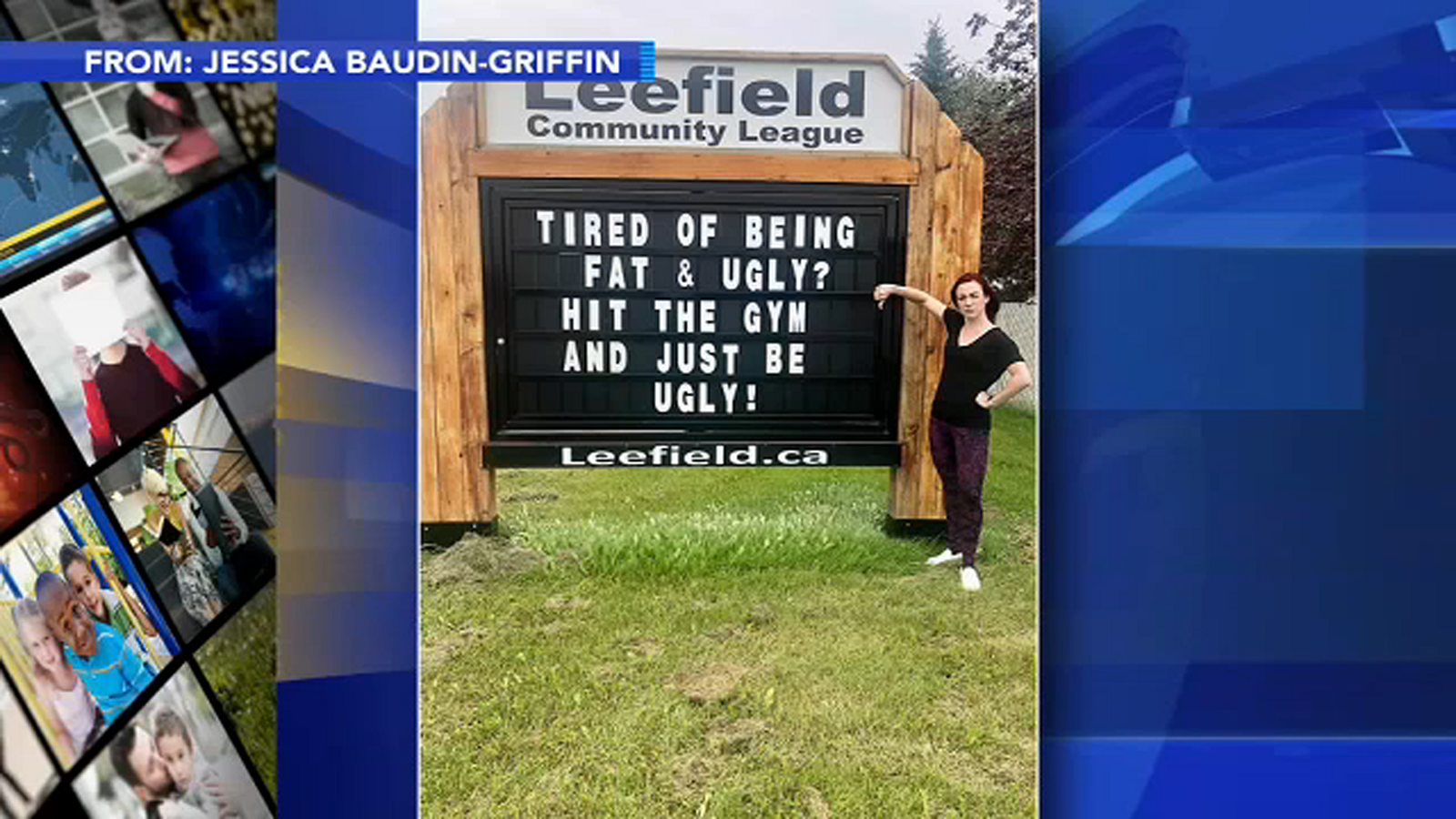 Fat shaming or funny? Some not happy about community center sign - 6abc ...
