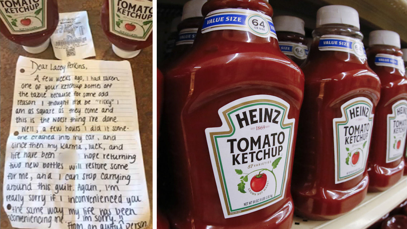 Customer apologizes after diner ketchup theft leads to bad-luck streak ...