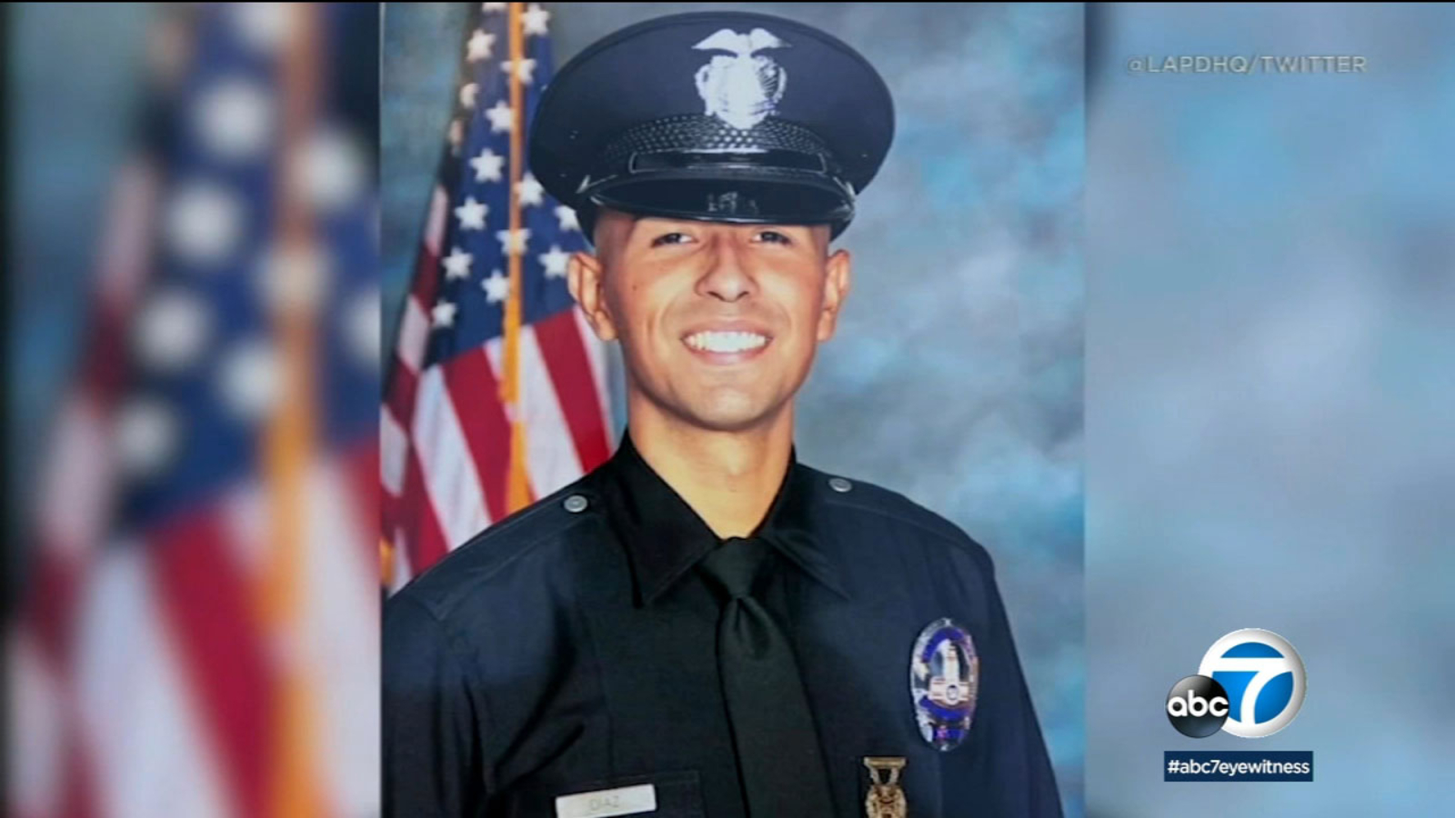 Slain LAPD Officer Juan Diaz remembered at memorial service - ABC7 Los ...