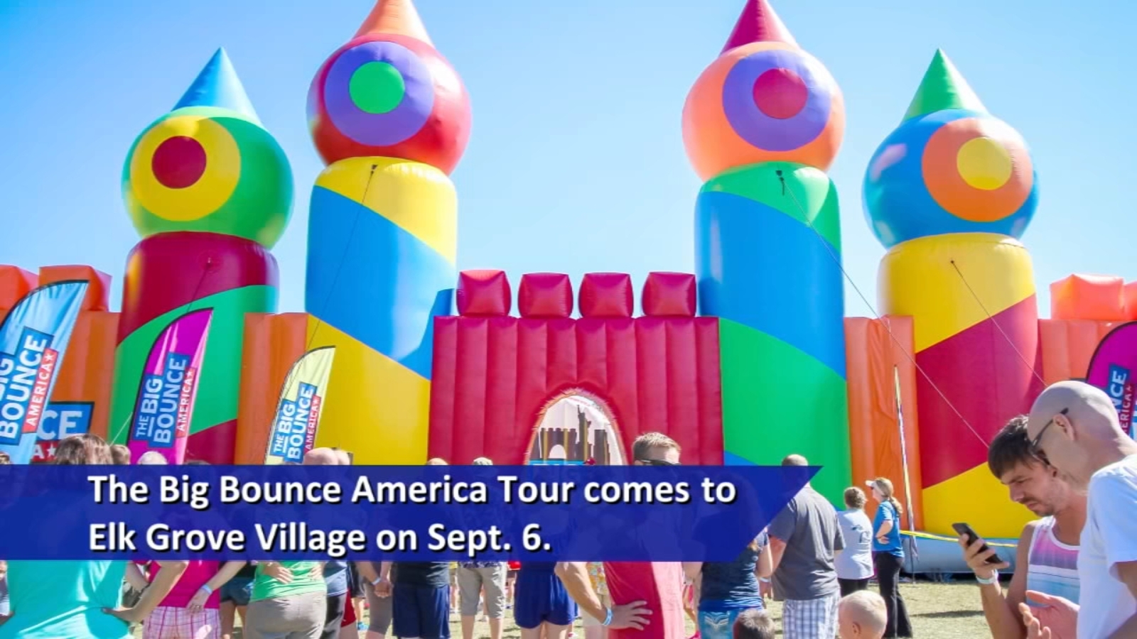 World's largest bounce house tour come to Elk Grove Village - ABC7 Chicago