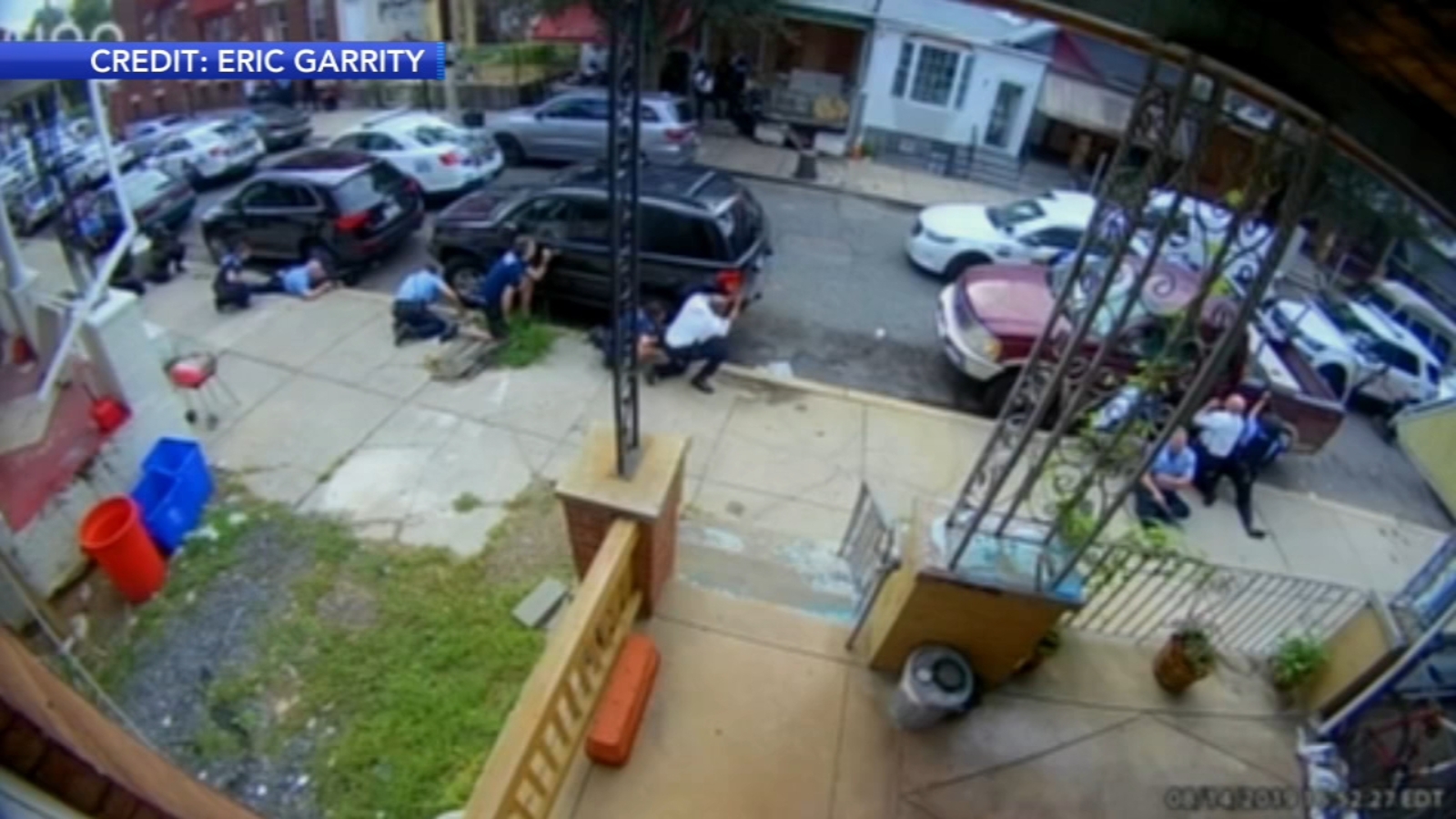 Philadelphia Shooting Neighbors Home Surveillance Camera Captures