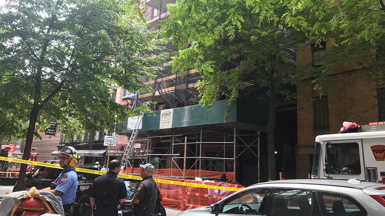 Buildings evacuated after unstable structure reported in SoHo - ABC7 ...