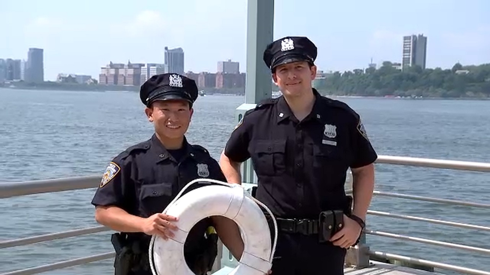 Police rescue woman who jumped into Hudson River with ex-boyfriend's ...
