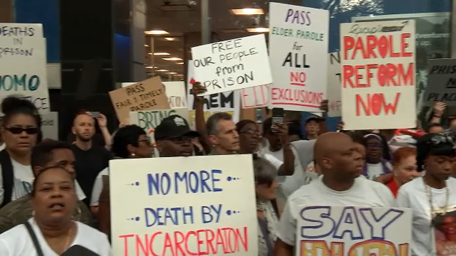 Rally held to push for bill giving elderly inmates a chance for parole ...
