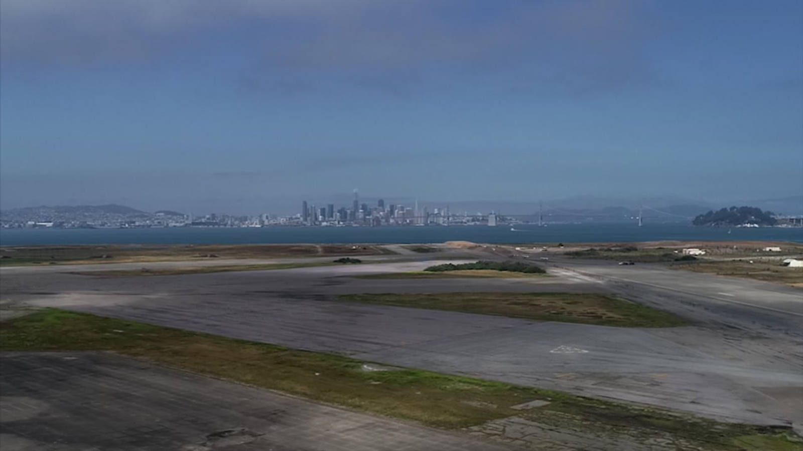 DRONEVIEW7: History is everywhere at fast-changing Alameda Point - ABC7 ...