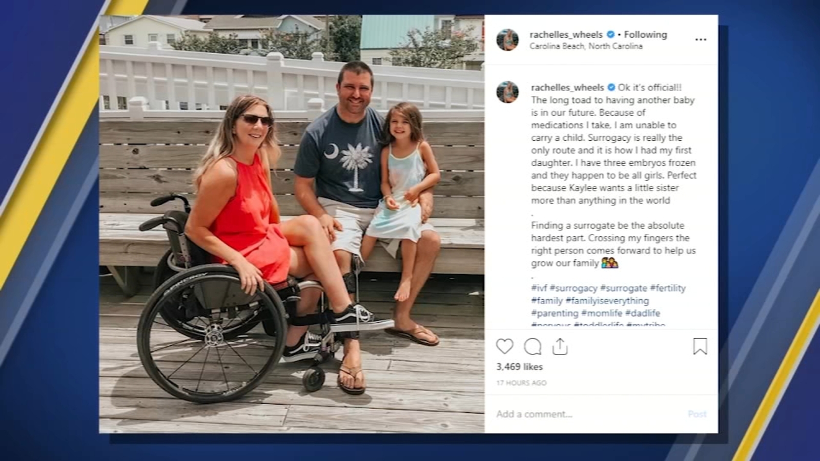 Rachelle Chapman: Paralyzed Wake County mom seeking surrogate for ...