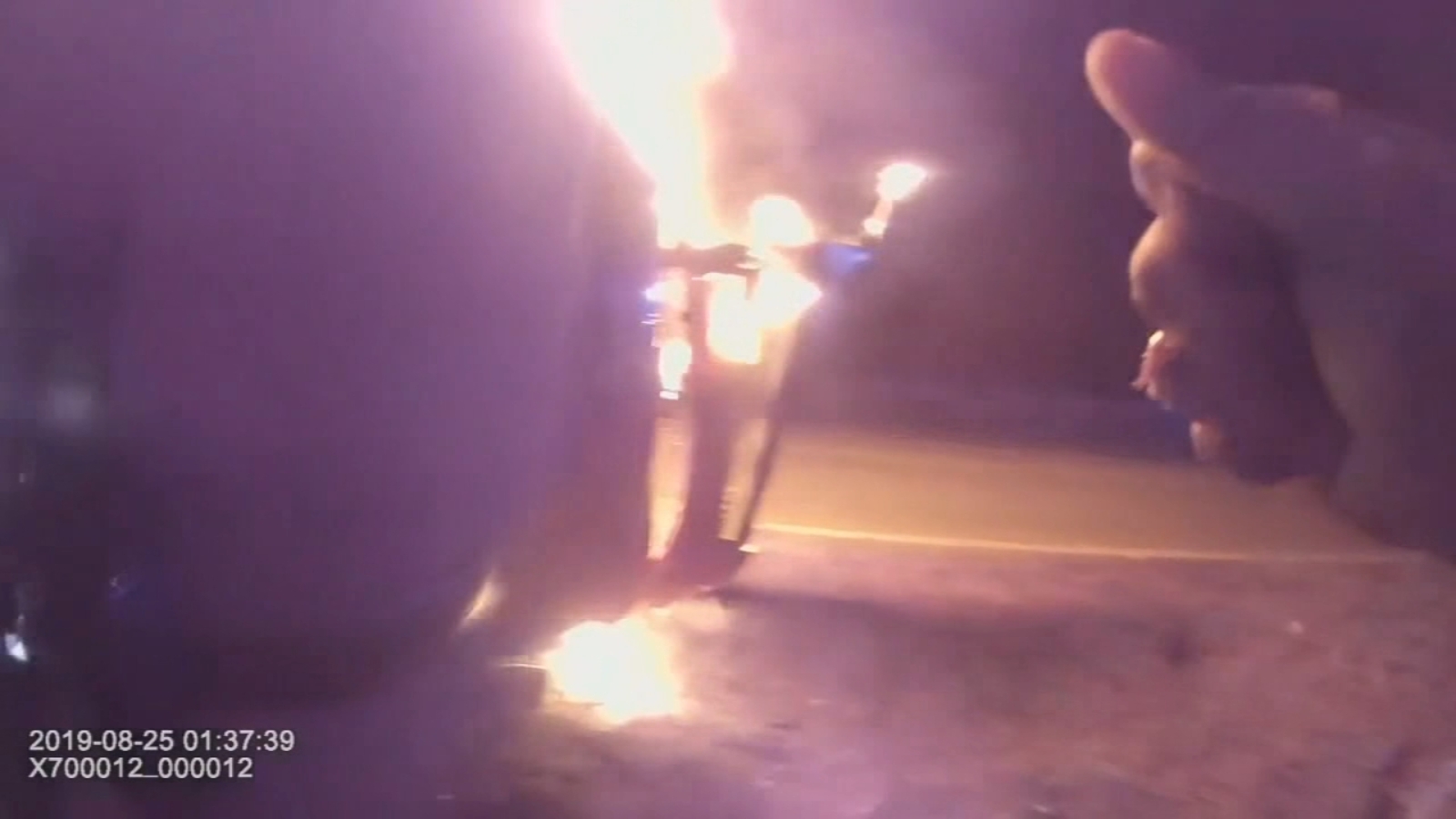 Body Camera Video Shows Georgia Officers Saving Woman From Car Engulfed