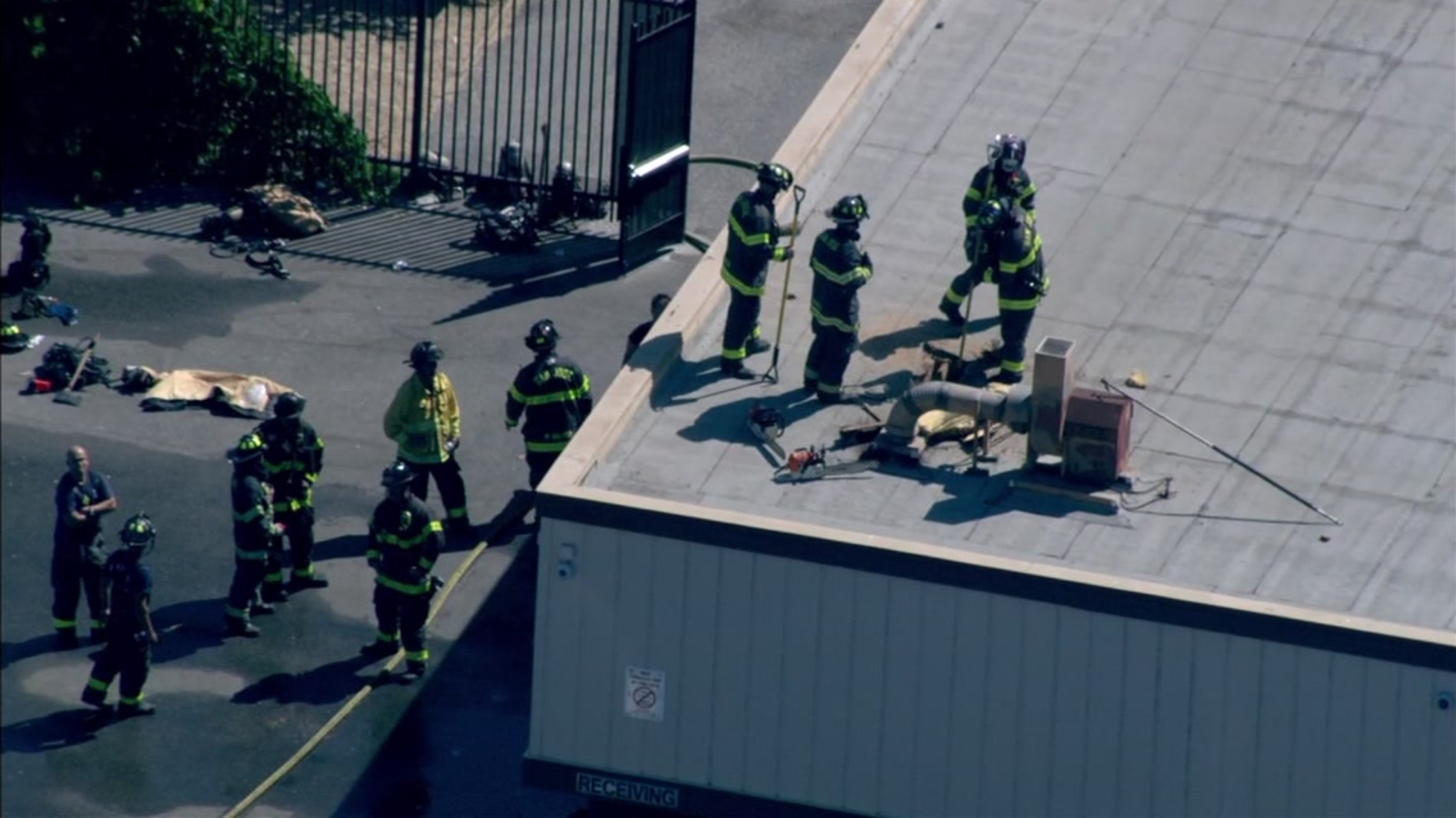 Crews knock down fire in San Jose high school custodial building - ABC7 ...