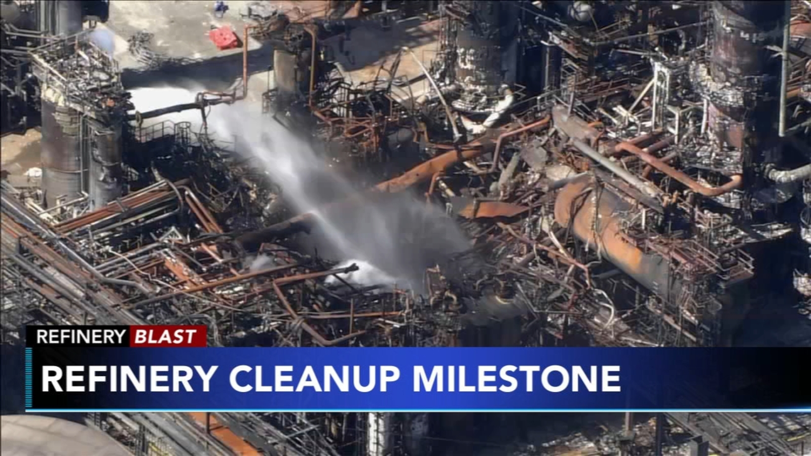 Crews hit new milestone in response to refinery fire in South ...