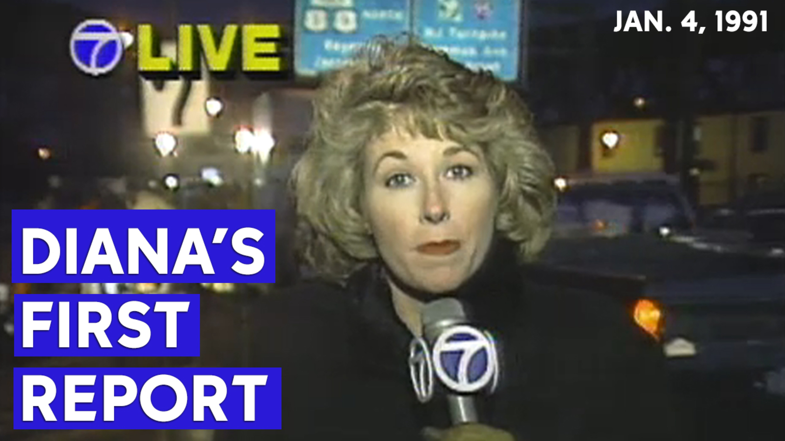 Diana Williams' first WABC report on January 4, 1991 AT&T phone fiasco ...