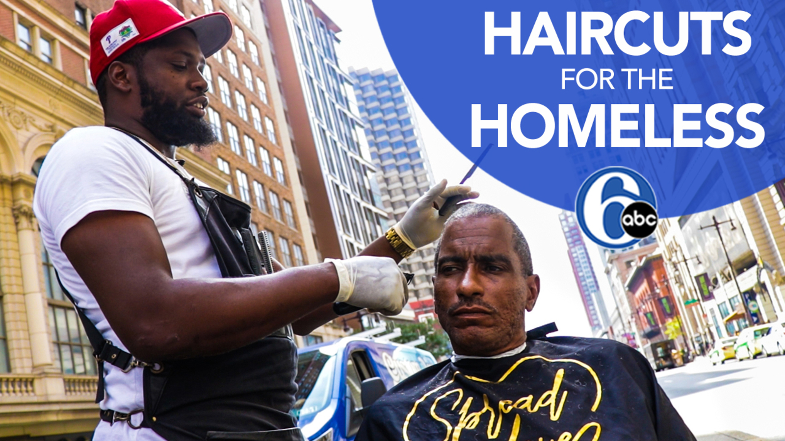 Haircuts for the homeless in Philadelphia - 6abc Philadelphia