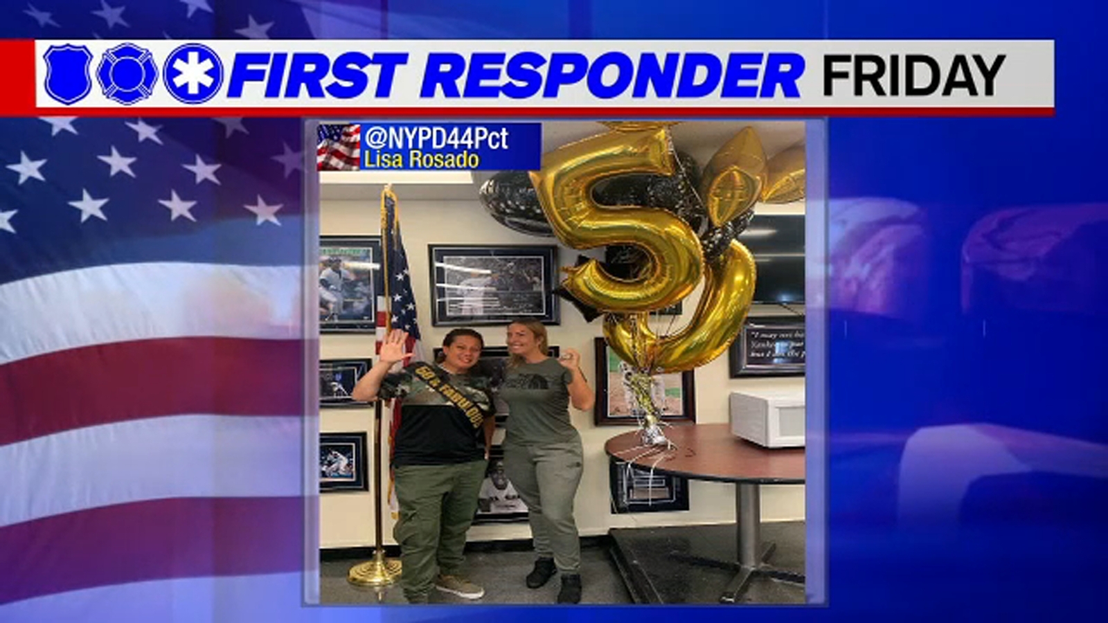 First Responder Friday: NYPD Officer Lisa Rosado honored for 50th ...