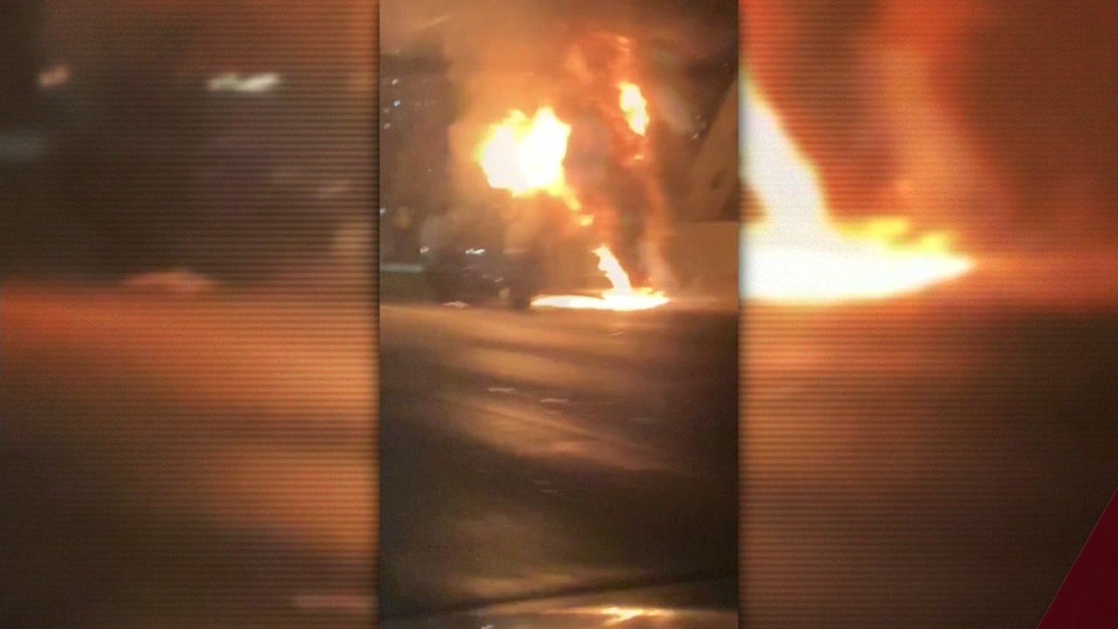 Traffic impacted after van fully engulfed on the Bay Bridge - ABC7 San ...