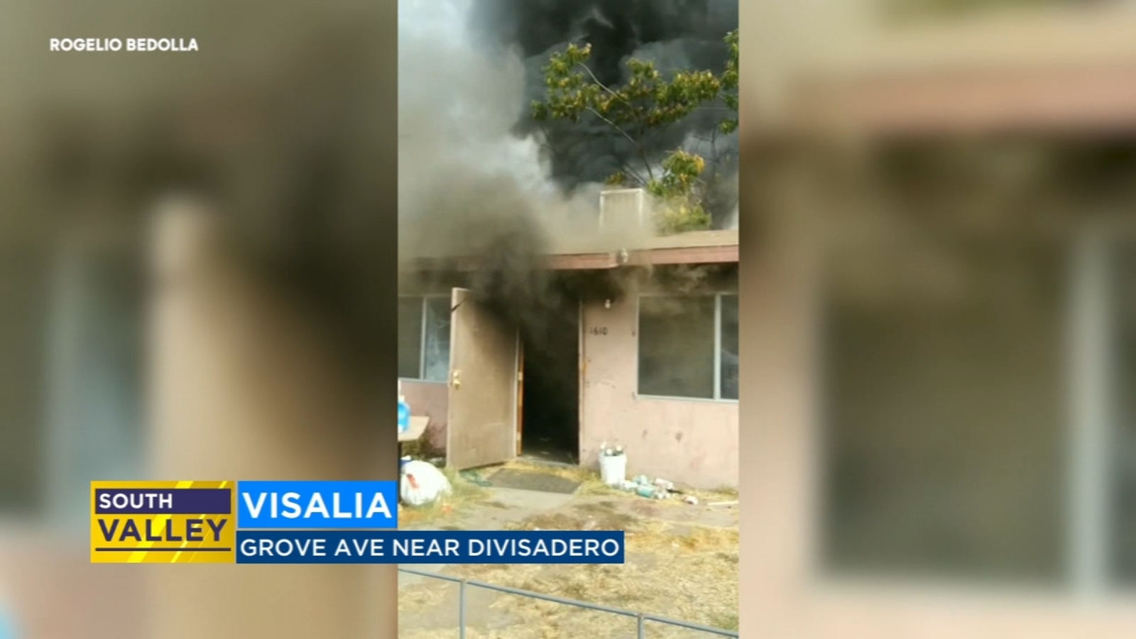 Fire damages Visalia home, neighbor's garage: Fire officials - ABC30 Fresno