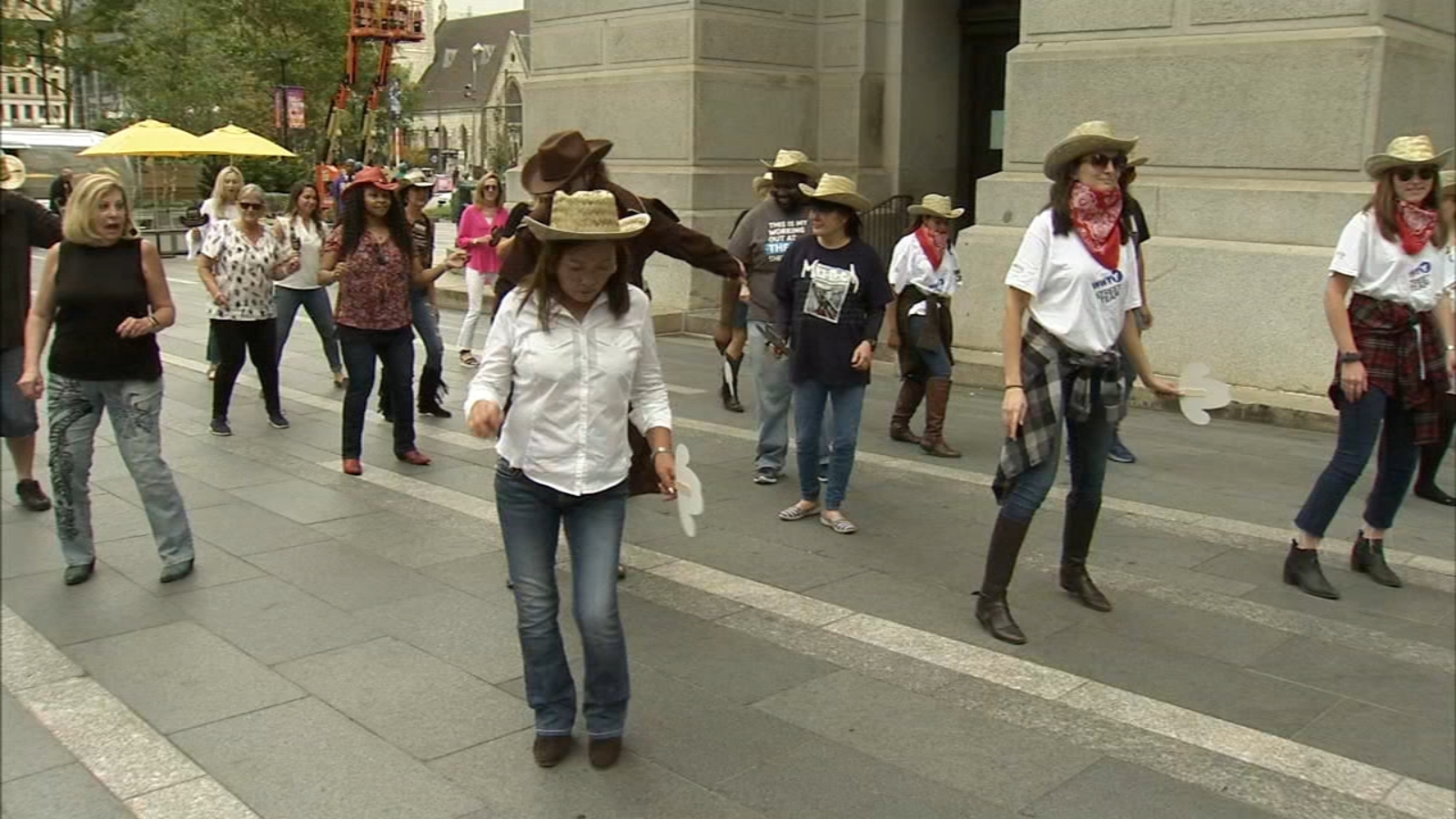 WHYY country line dance party at Dilworth Park - 6abc Philadelphia