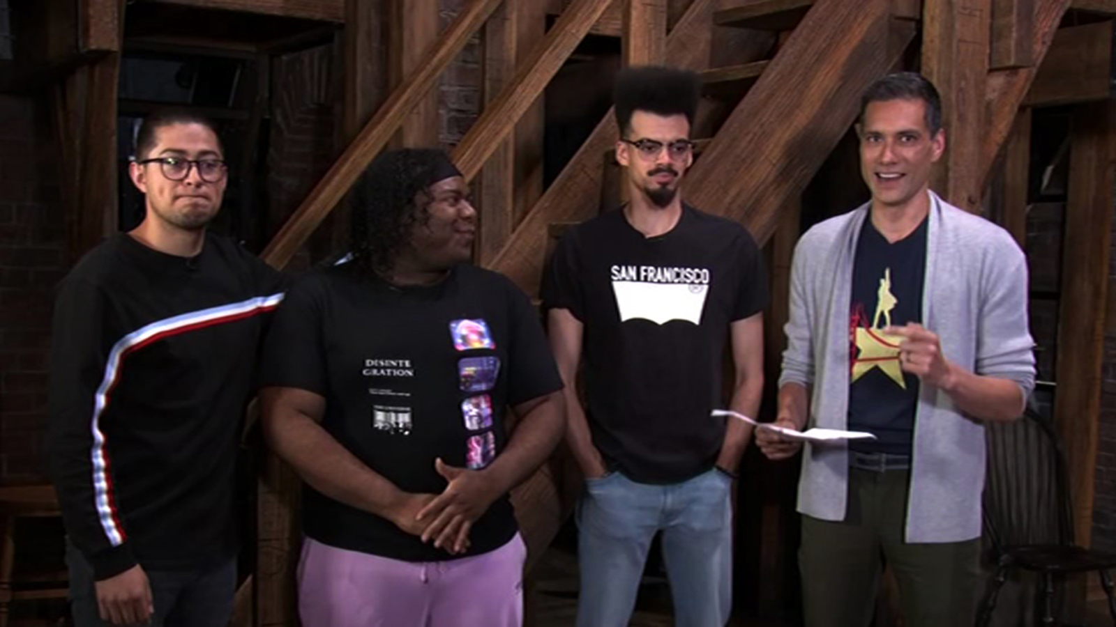 Trivia with 'Hamilton' stars Simon Longnight, Ruben J. Carbajal and ...