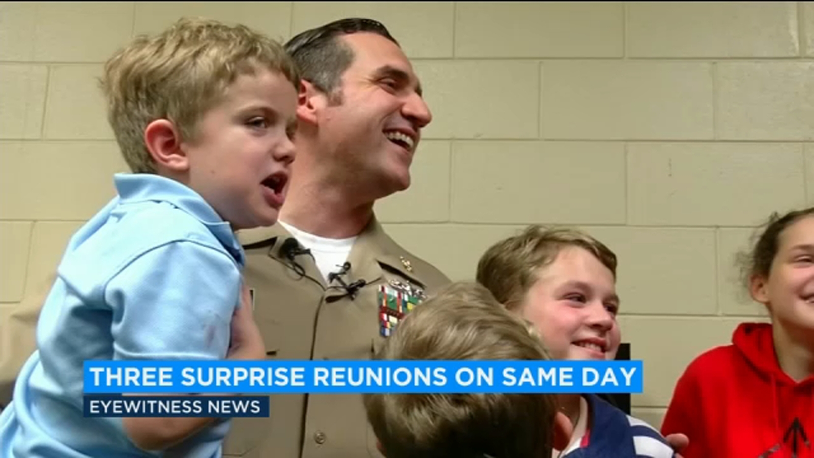 Navy officer pulls off surprise reunion, not once, but three times in ...