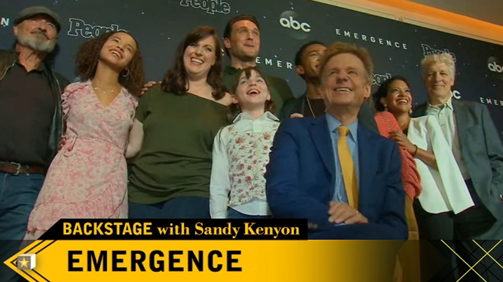 Backstage with Sandy Kenyon: On the set of the new ABC show 'Emergence ...