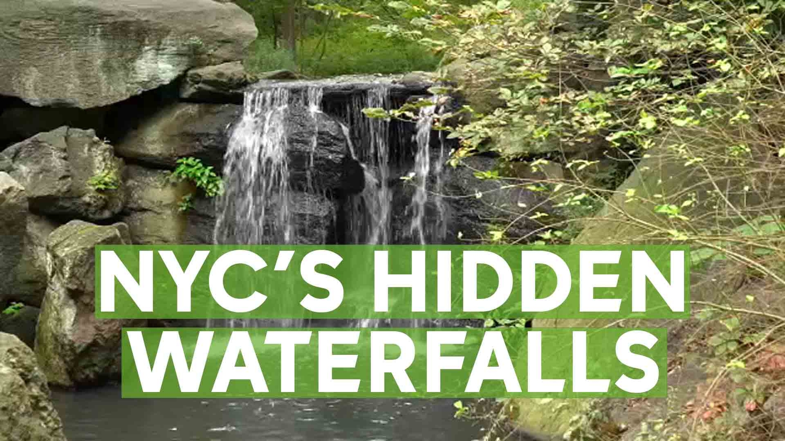 Central Park's hidden waterfalls in North Woods allows escape from busy ...