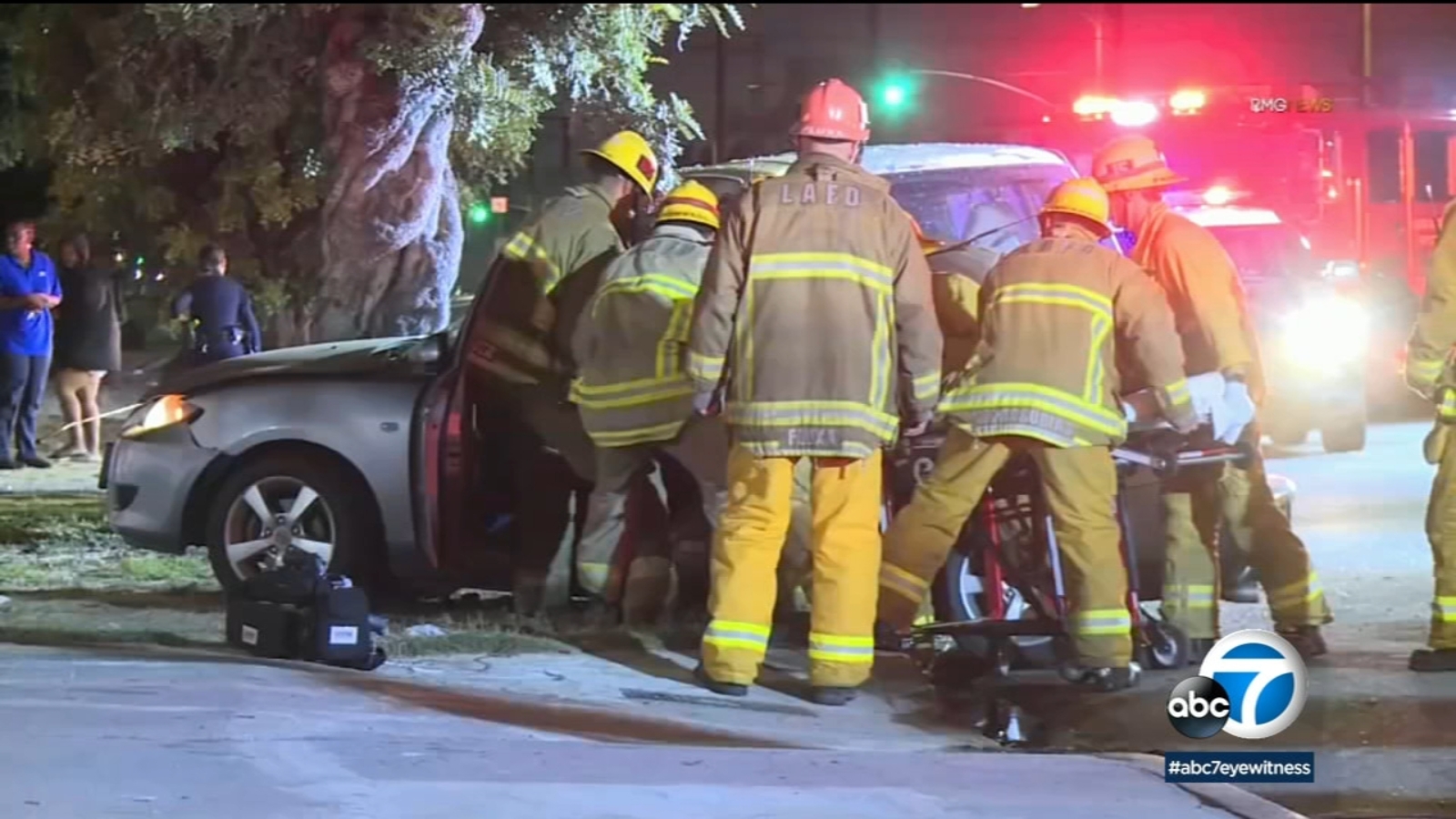 Possible street racing crash in South LA leaves 1 dead, police say ...