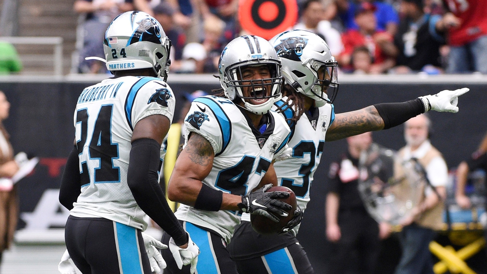 Panthers beat Texans 16-10 despite Allen's fumbles - ABC11 Raleigh-Durham