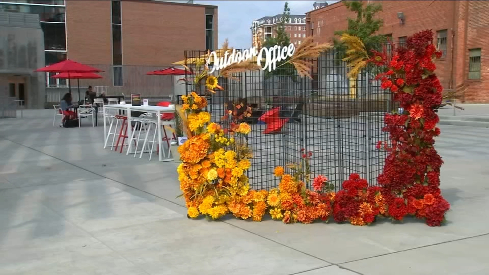 Pop-up outdoor workspace open in downtown Raleigh - ABC11 Raleigh-Durham
