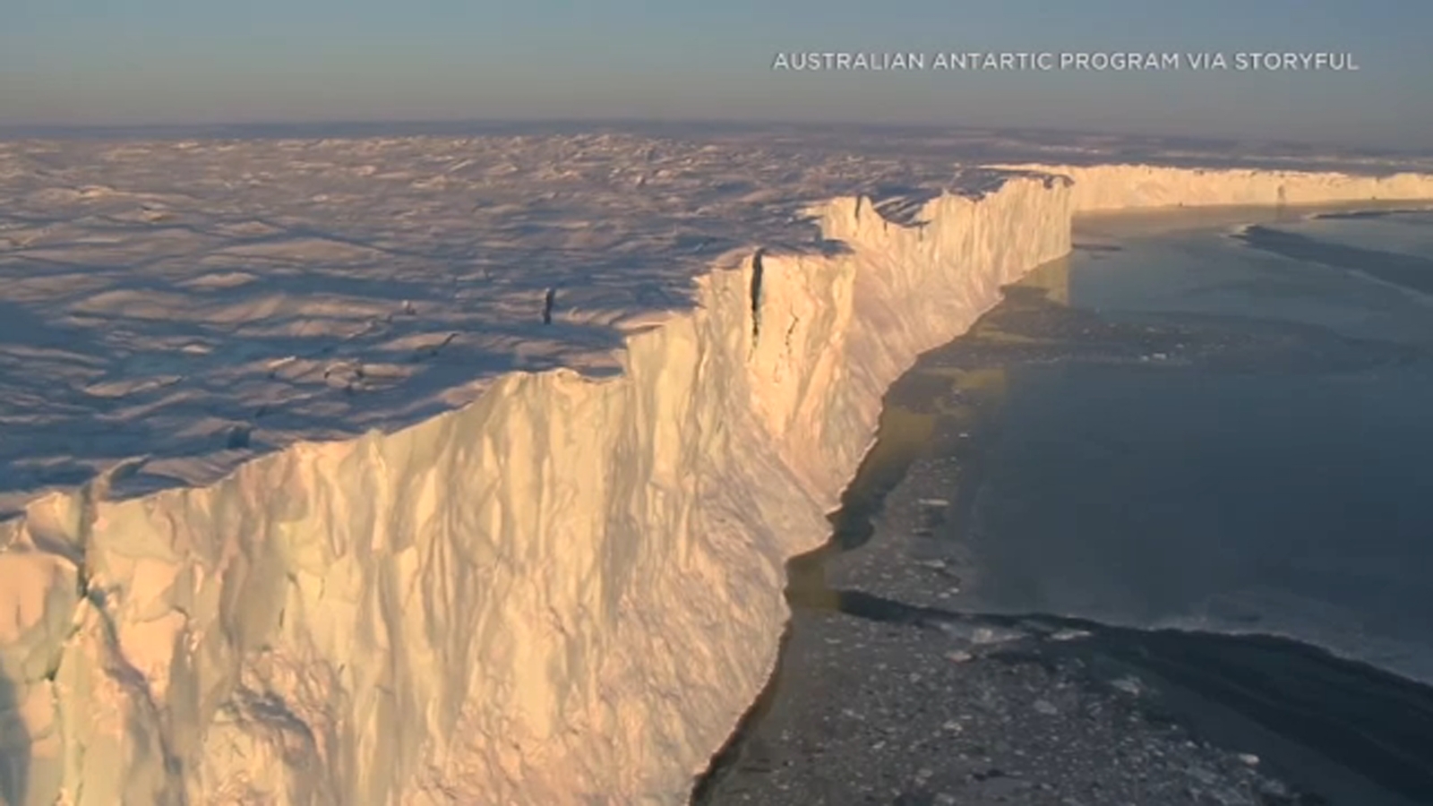 Iceberg larger than Los Angeles breaks off Antarctic shelf - ABC7 San ...