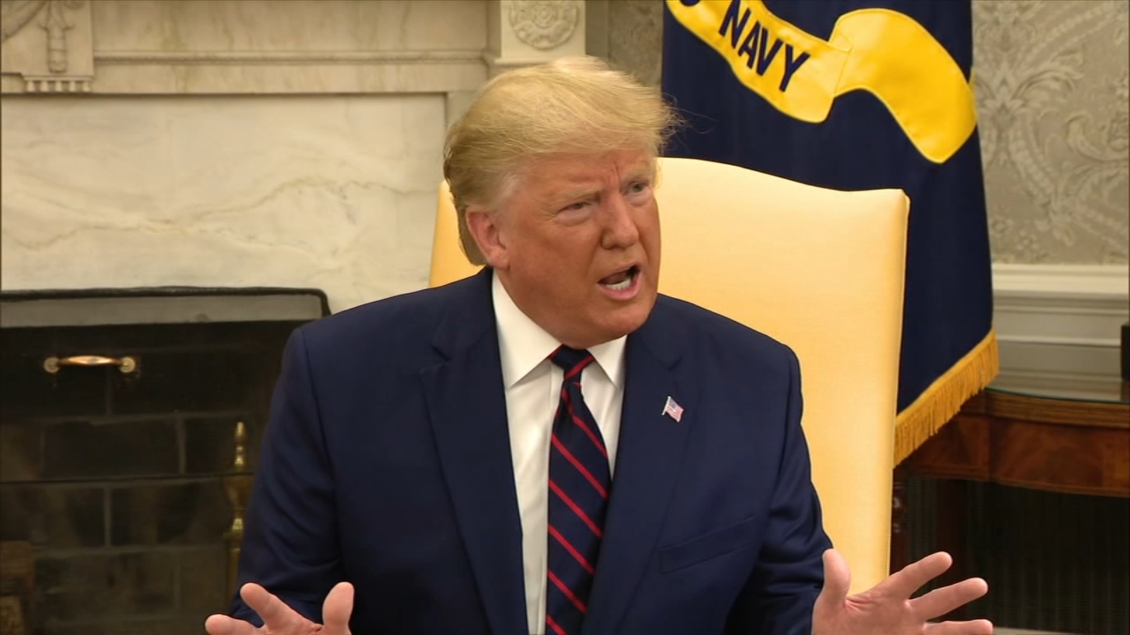 Trump lashes out in anger as Democrats warn of legal action - ABC7 New York