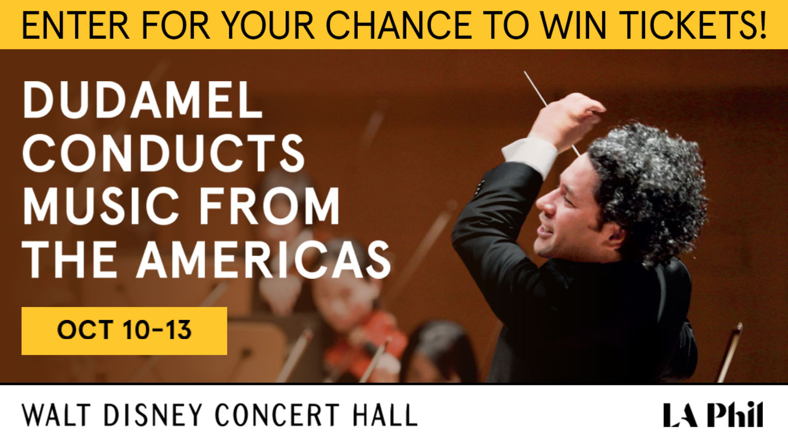 Here's your chance to win tickets to the LA Phil & Dudamel Concert ...