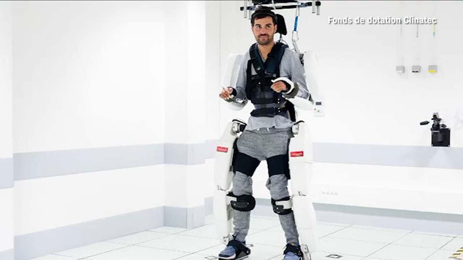 Paralyzed man walks using brain-controlled robotic suit in Grenoble ...