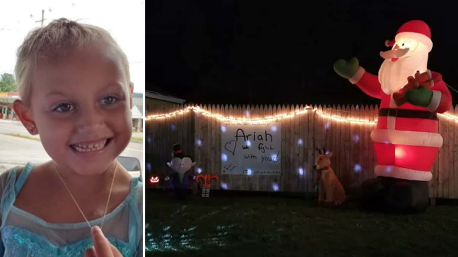 Pennsylvania town celebrates Christmas early for 6-year-old girl Ariah ...