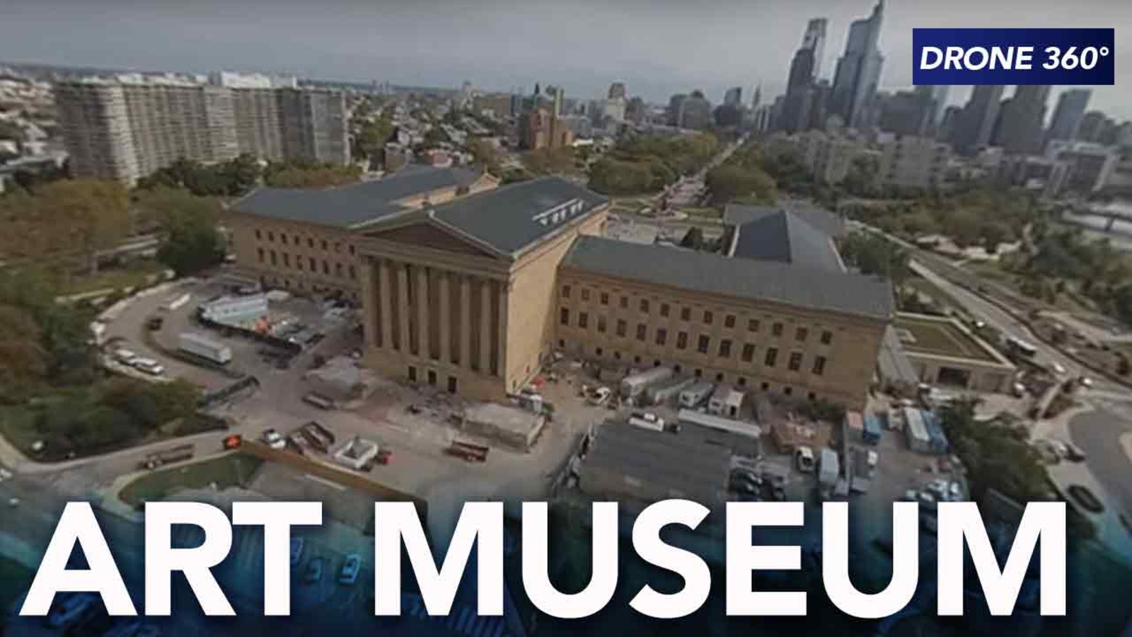 Drone 360 gives gorgeous aerial view of the Philadelphia Art Museum ...