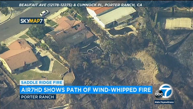 Saddle Ridge Fire: Crews working to contain blaze ahead of threatening ...