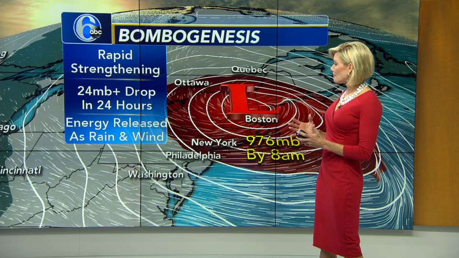 Bomb Cyclone: What is a 'bomb cyclone' or 'bombogenesis?' - 6abc ...