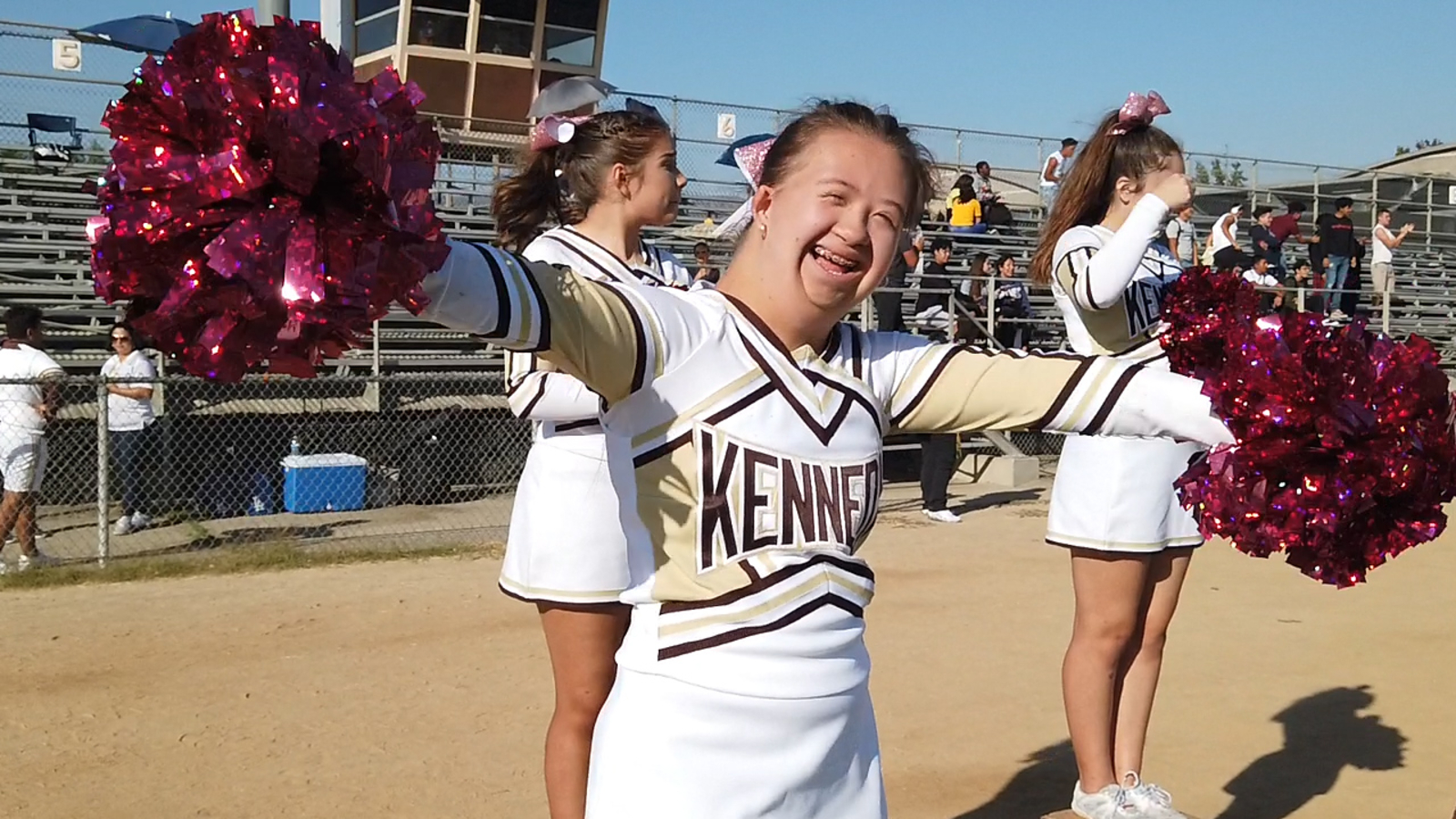 Cheerleader with Down syndrome shines on sidelines, in high school ...