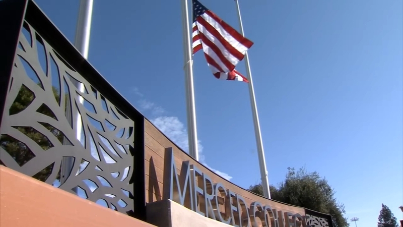 Local veteran credited with new flag display at Merced College - ABC30 ...