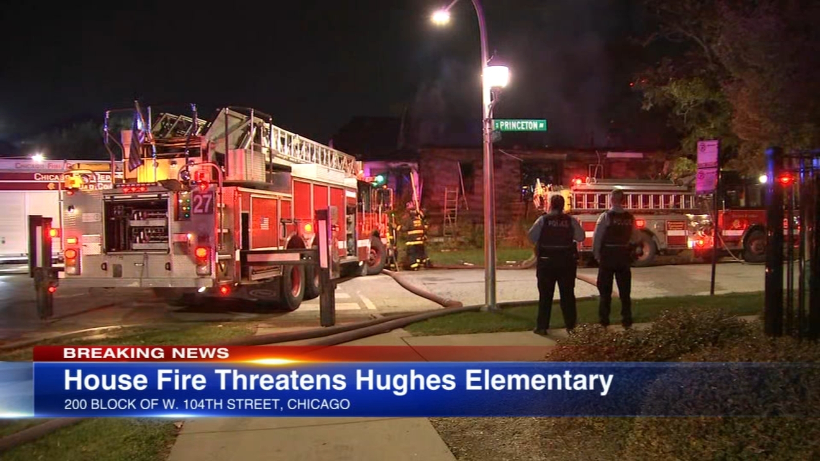 Fire near Langston Hughes Elementary School in Fernwood damages 2 homes ...