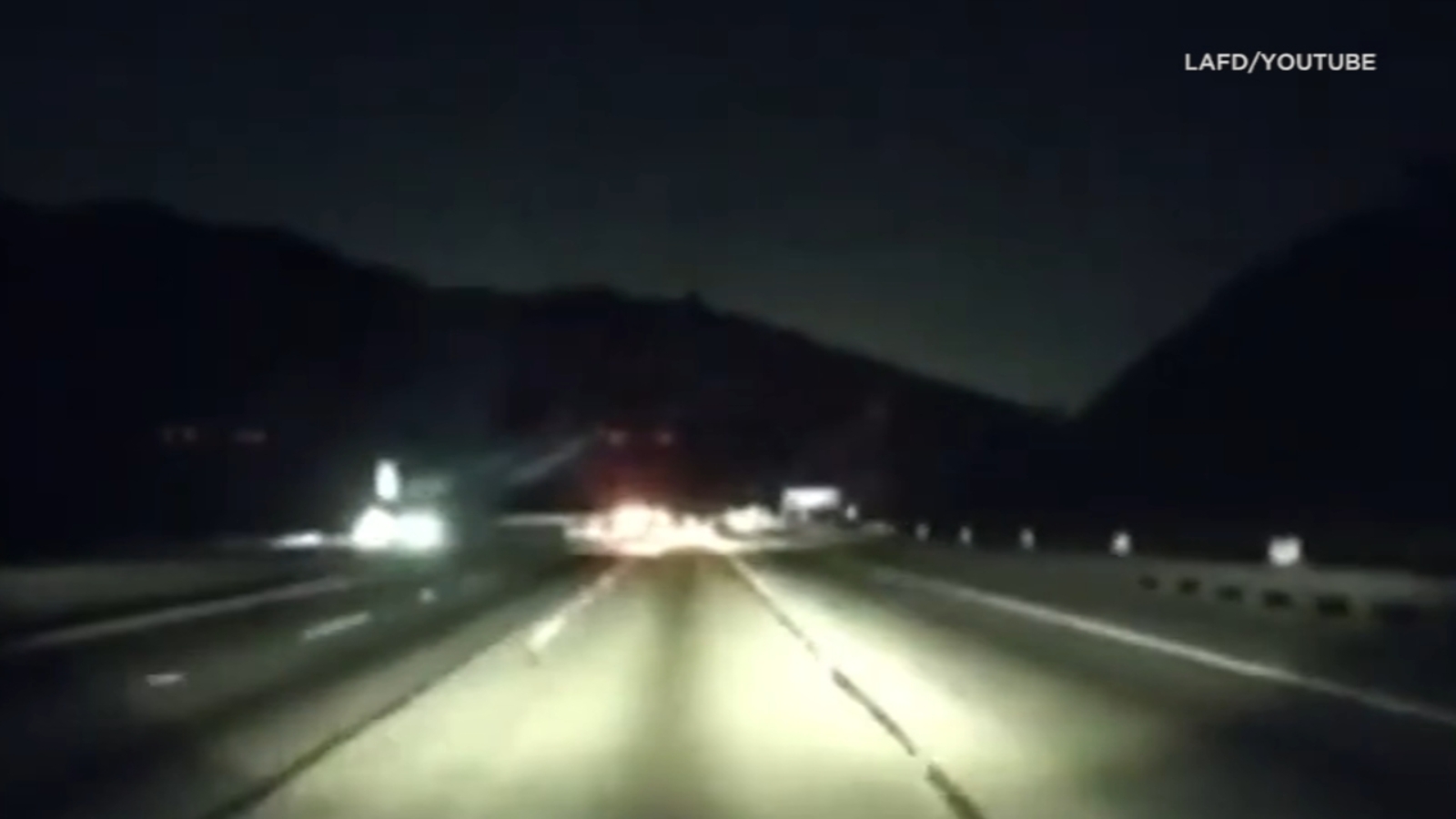 Getty Fire: Dashcam video shows electrical arc, explosion that started ...
