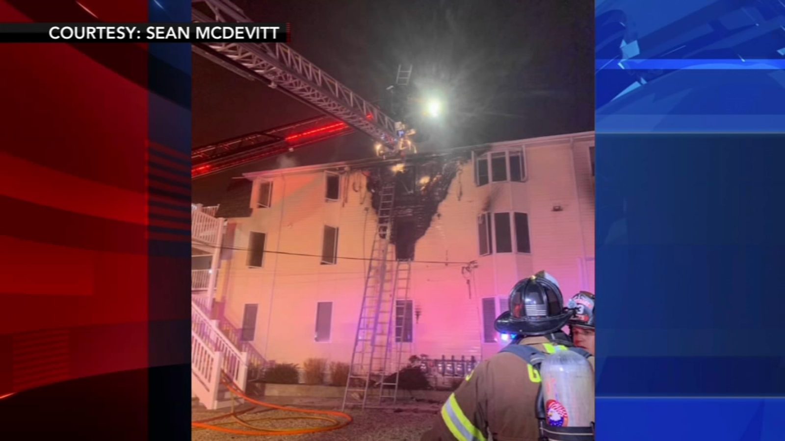 Fire damages Stone Harbor apartment building - 6abc Philadelphia