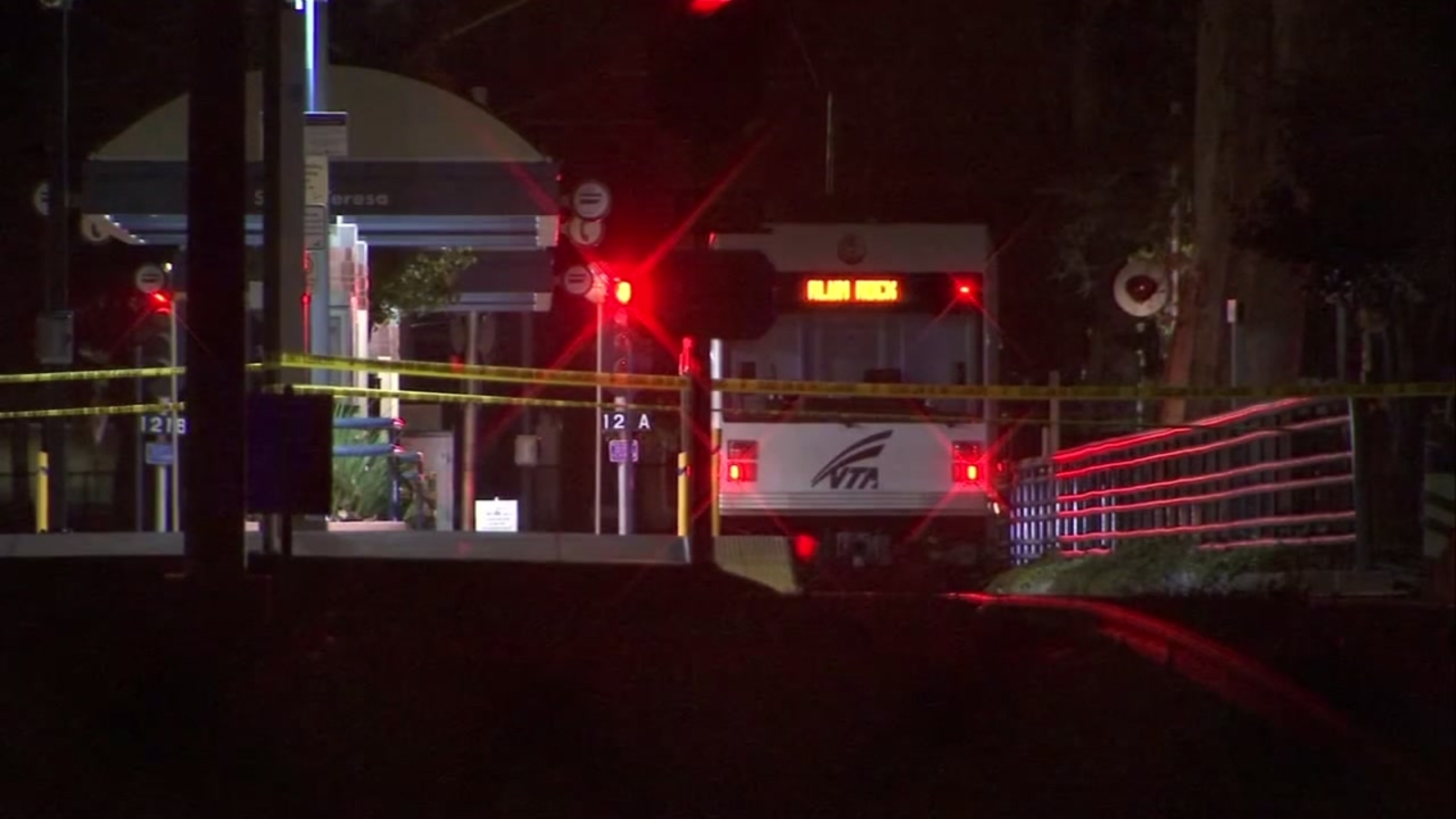 Knife-wielding man fatally shot by VTA security officer - ABC7 San ...
