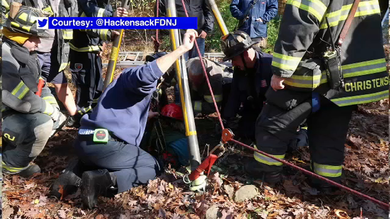 Woman rescued after falling down into well in her back yard in ...