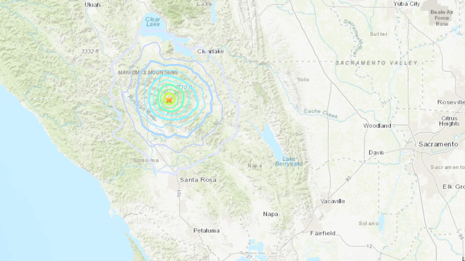 Preliminary 4.2 magnitude earthquake rattles Sonoma County - ABC7 San ...