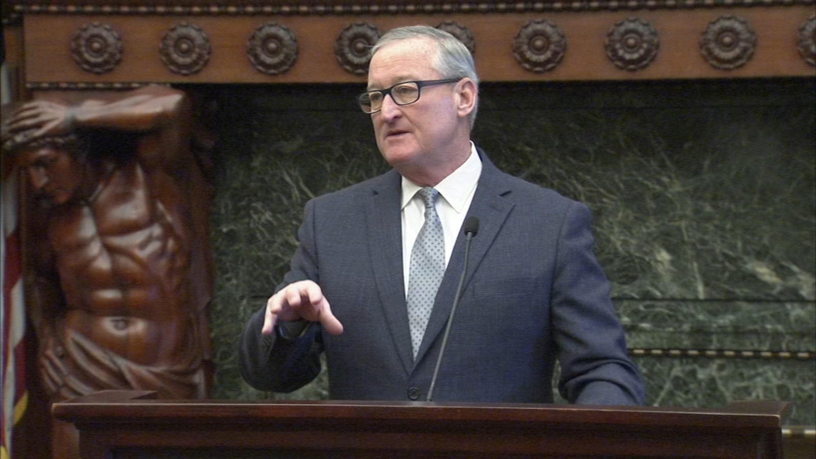 Mayor Jim Kenney announces renewed efforts to reduce gun violence in ...