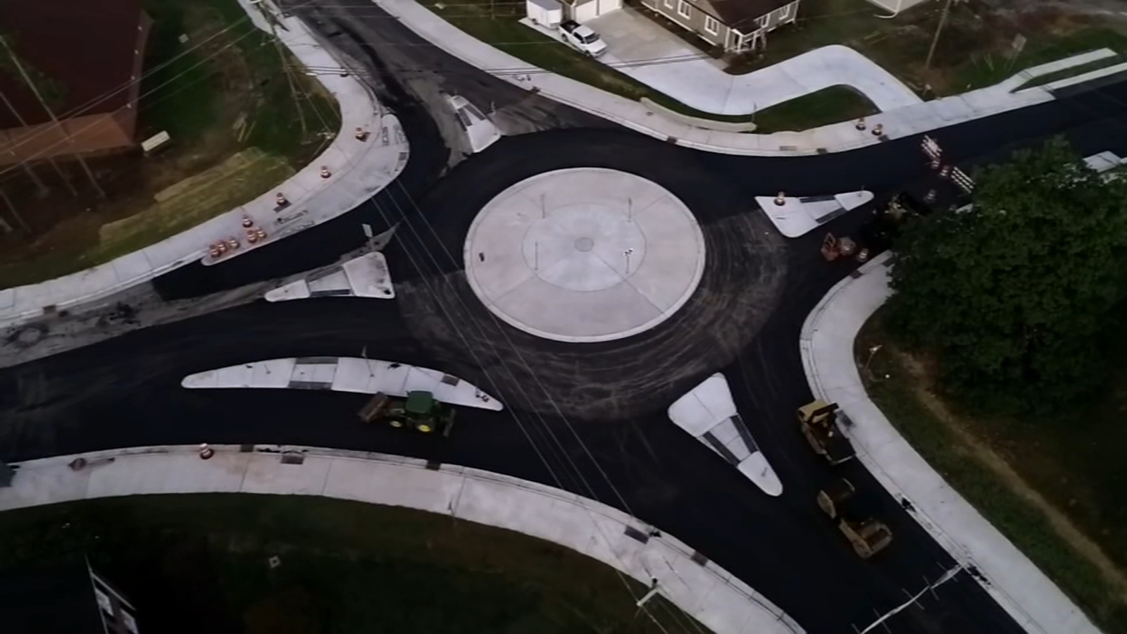 Roundabout opens at University Drive and Hope Valley Road in Durham ...