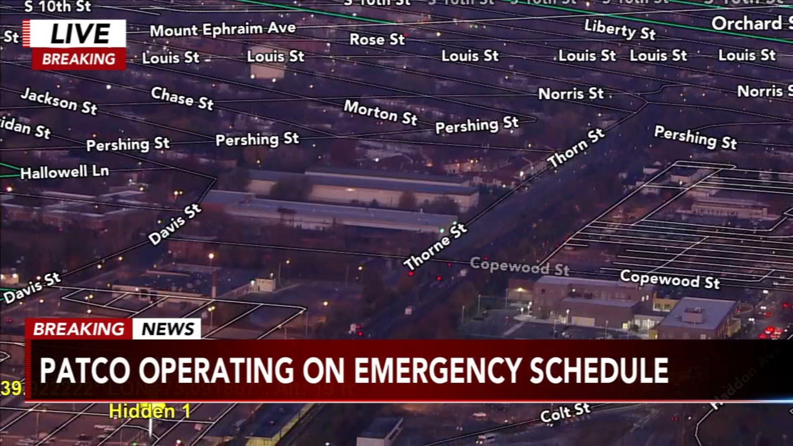 PATCO to operate on emergency schedule due to track defect - 6abc ...
