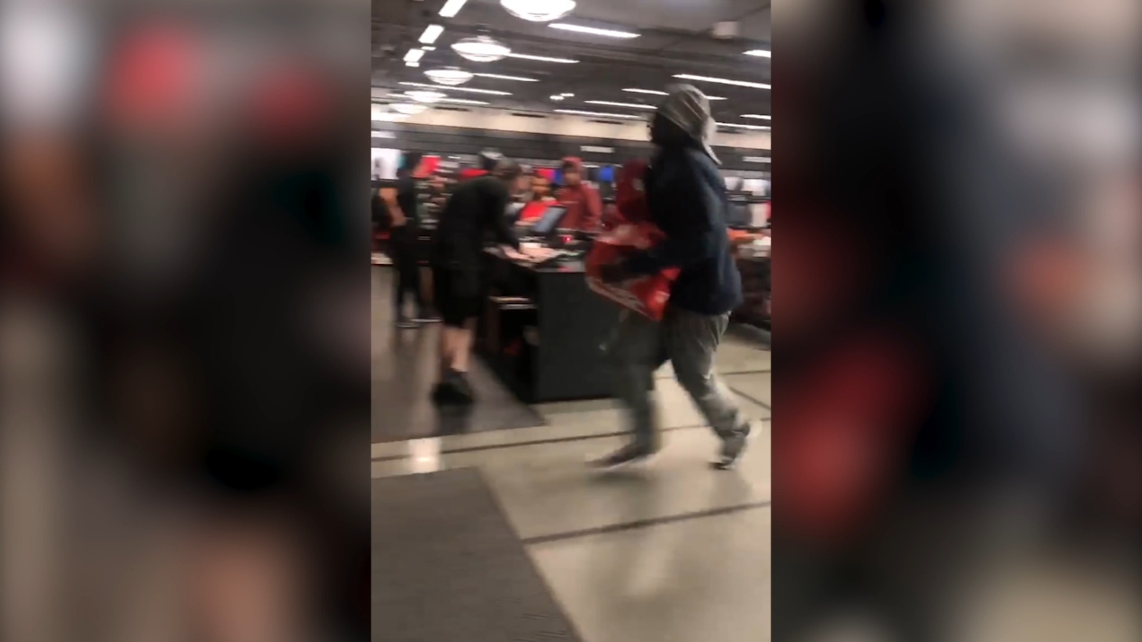 Suspects Captured On Video Robbing Nike Store In Redlands