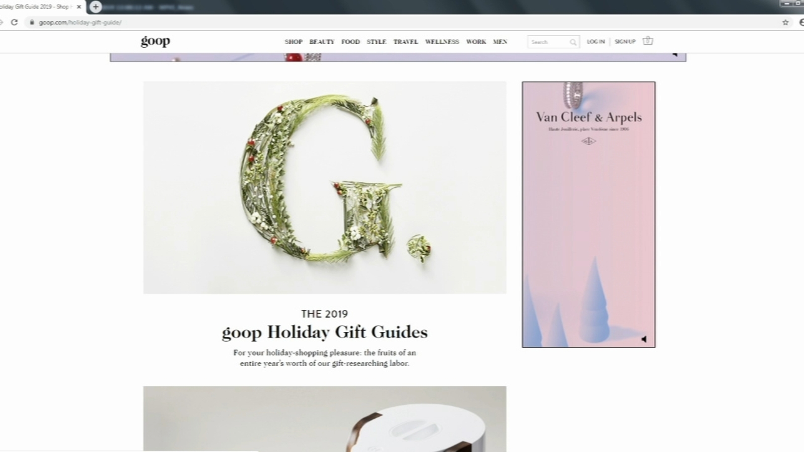 Goop's holiday gift guide includes $43K earrings and Chanel for kids ...
