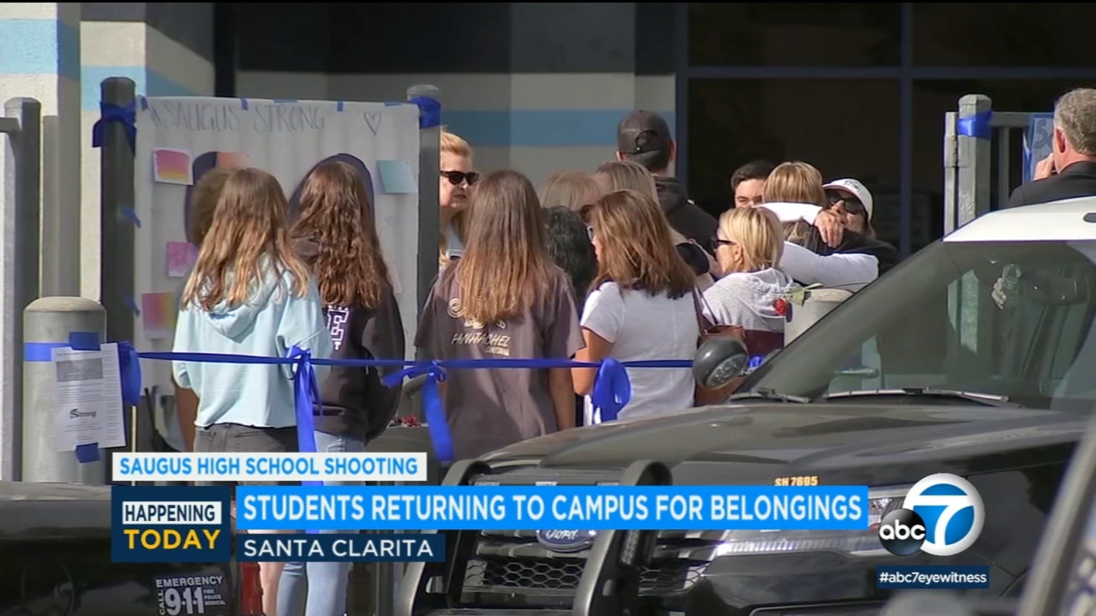 Santa Clarita shooting: Students return to Saugus High School to ...