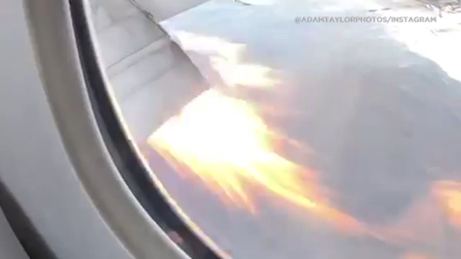 Flames seen coming out of plane engine, prompting emergency landing at ...